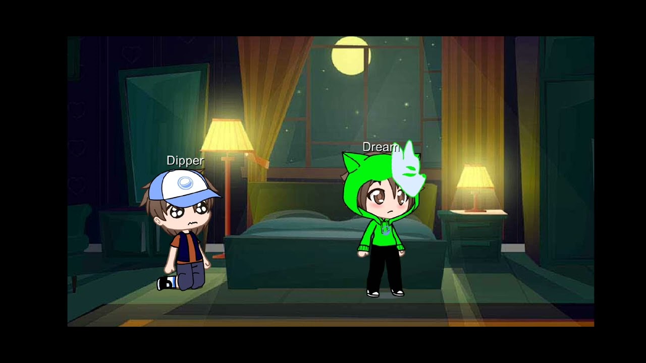 dream meets dipper || gacha life - YouTube