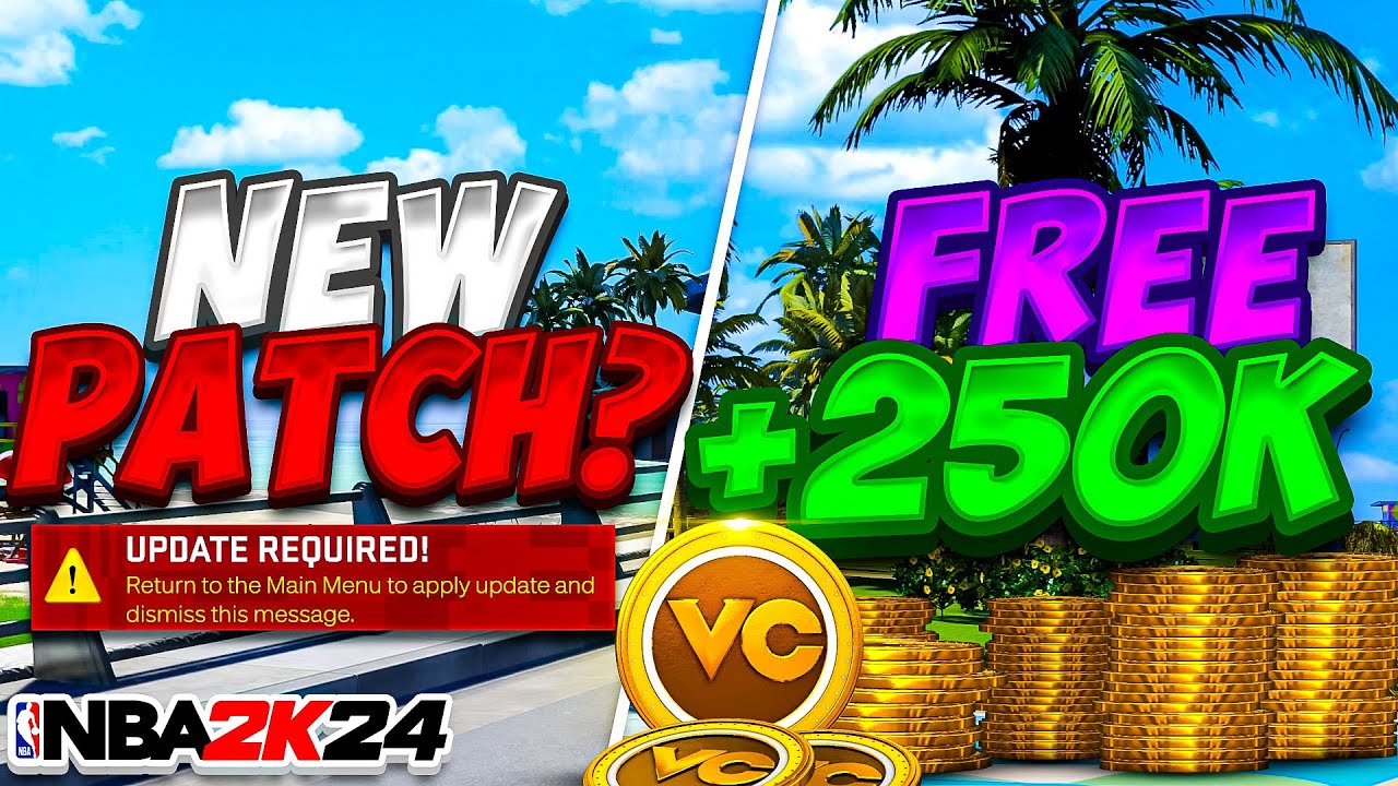 250K VC ANY 2K PLAYER CAN GET! NEW NBA 2K24 PATCH? - YouTube