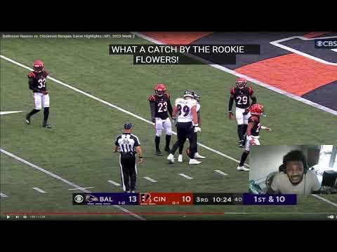 Baltimore Ravens vs. Cincinnati Bengals Game Highlights | NFL 2023 Week 2 | BeamerBoys Reaction ...