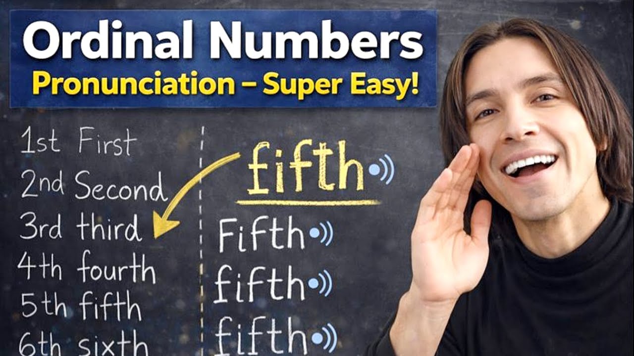 Truco👉 Ordinal Numbers Pronunciation – Easy! - YouTube