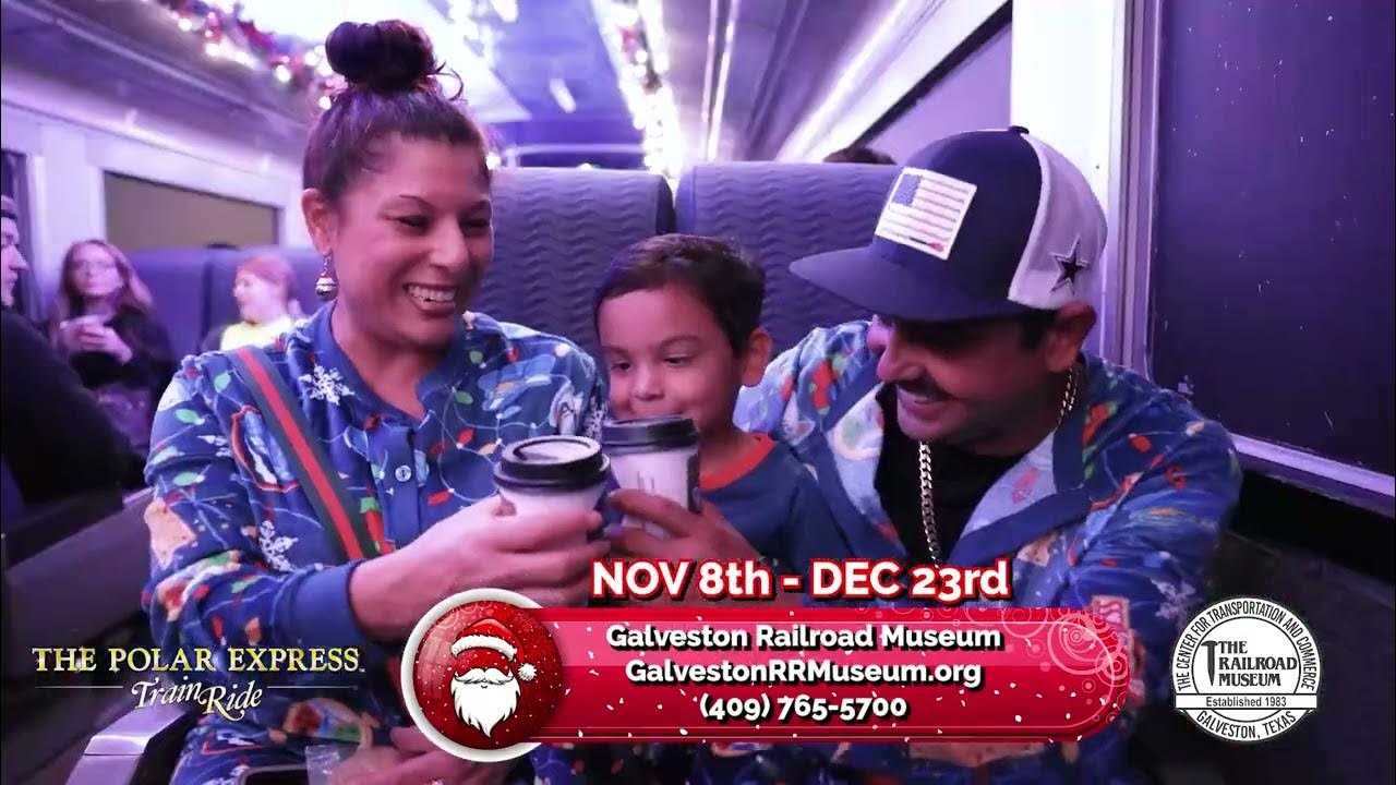 THE POLAR EXPRESS™ Train Ride Returns to Galveston Railroad Museum! - YouTube