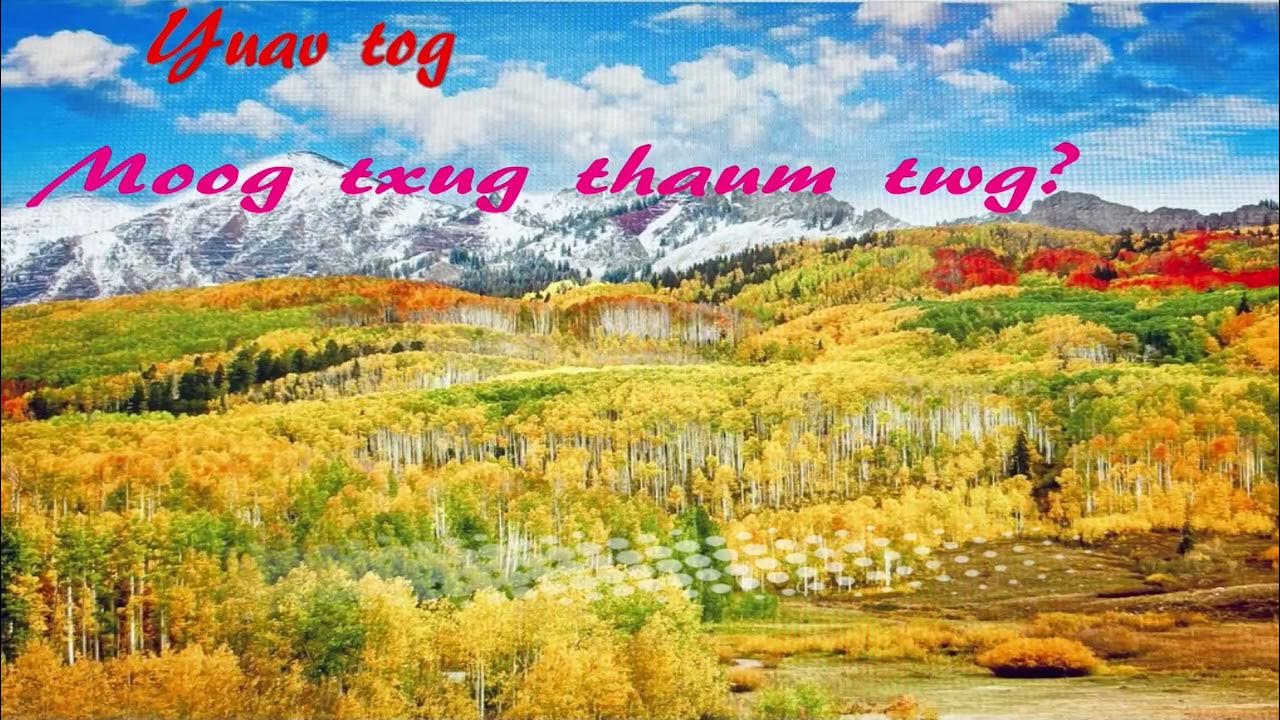 YUAV TOG MOOG TXUG THAUM TWG- Kaab Muas - YouTube