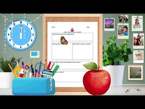 K-W-L Chart (Know, Want to know, Learned) - YouTube