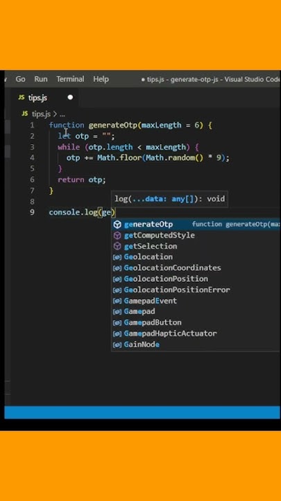 Generate Otp Using Javascript Youtube