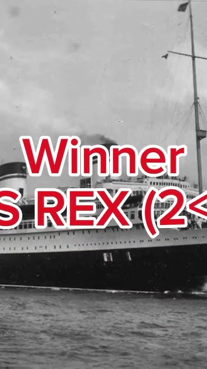 SS Rex vs SS Andrea Doria edit (sorry if it's too short or not cool)#fyr #ships #like #subscribe ...