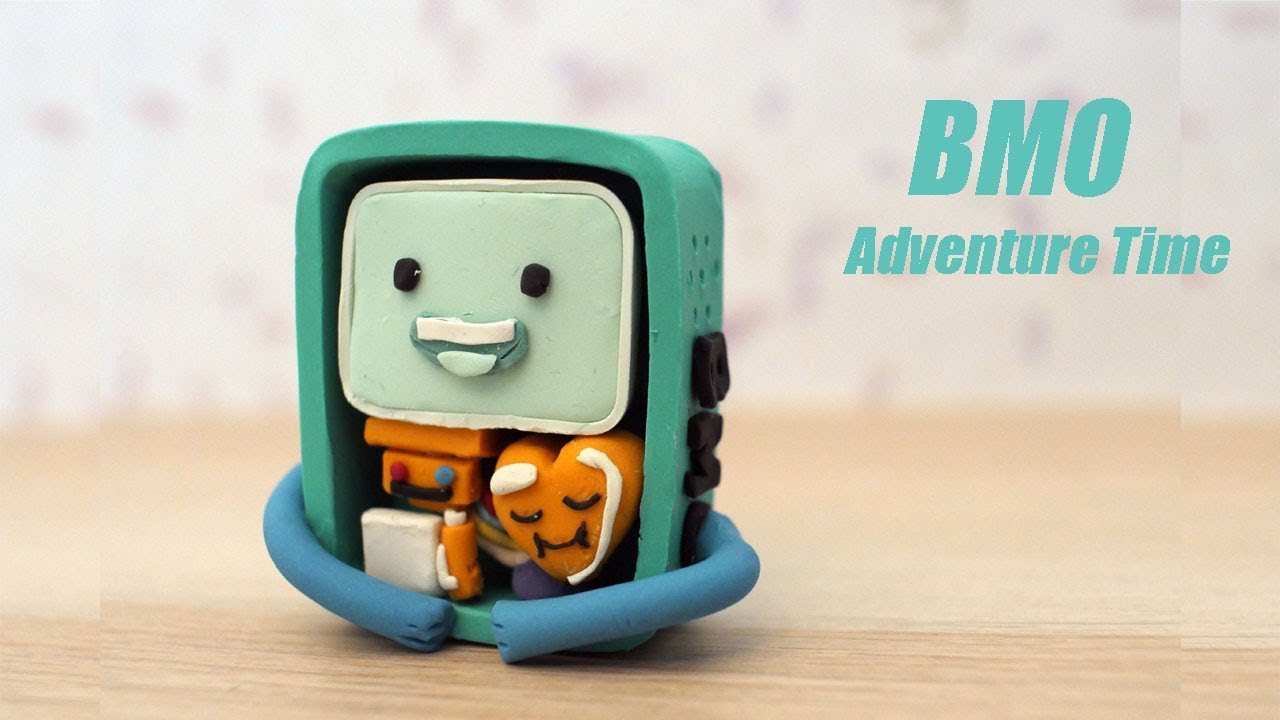 BMO - Adventure Time - Polymer Clay Tutorial - YouTube