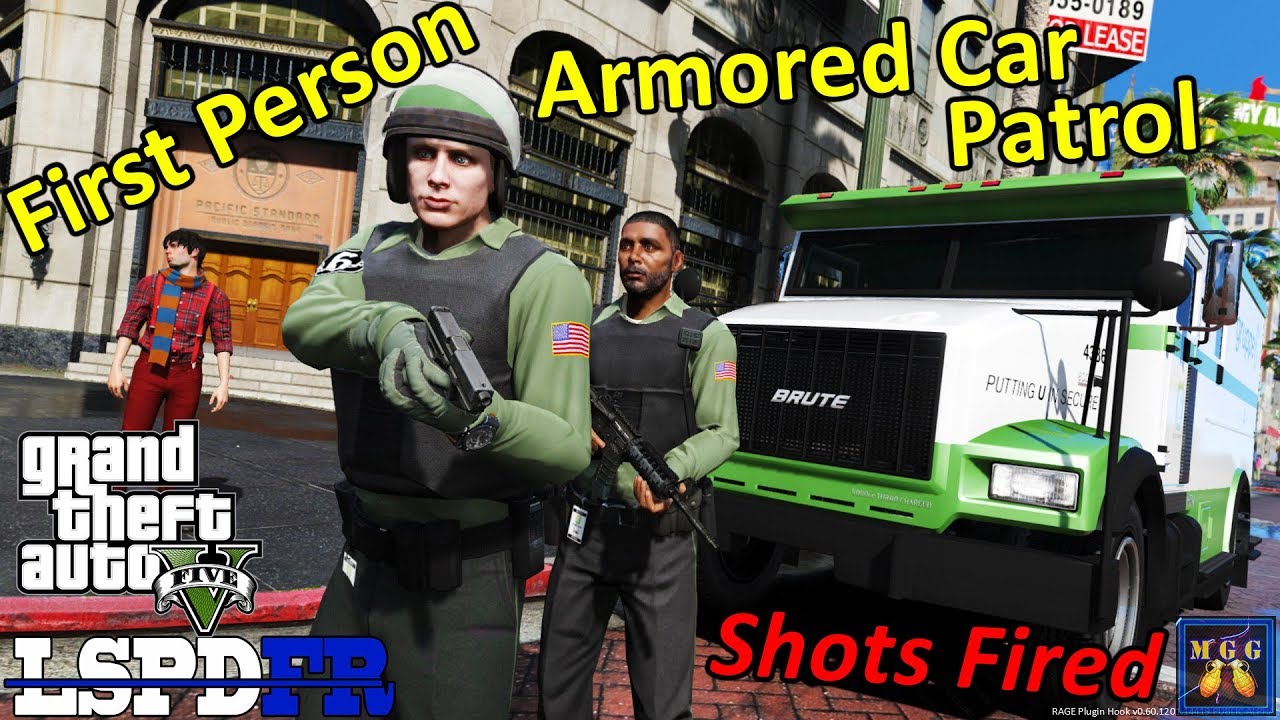 First Person POV - Gruppe 6 Armored Car Security Patrol | GTA 5 LSPDFR ...