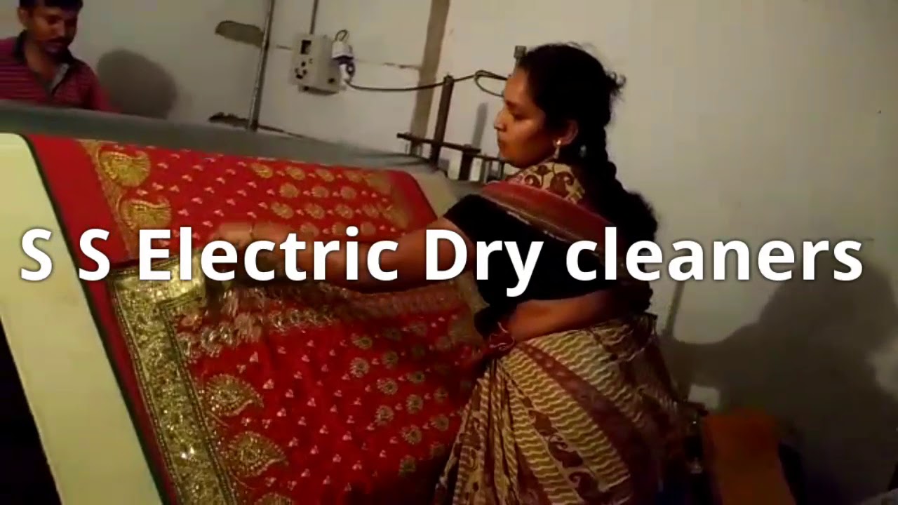 Saree roll polishing all type off sarees - YouTube