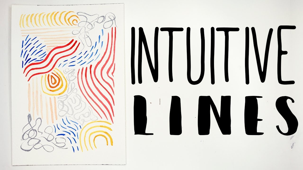 Intuitive Lines • Watercolor Jumpstart 18 - YouTube