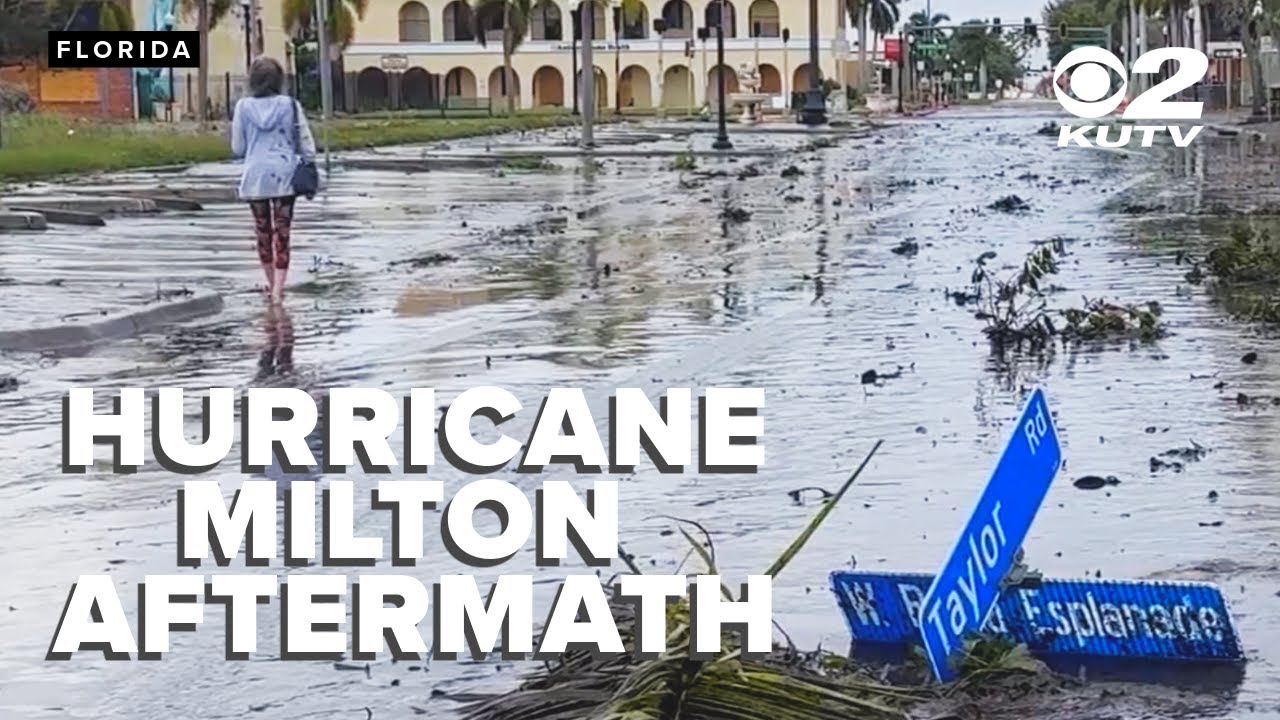Hurricane Milton Hits Florida: Footage of the devastating aftermath ...