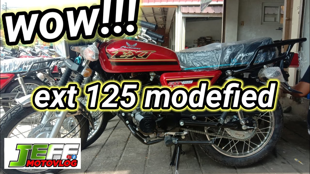 EXT125 before and after modified - YouTube