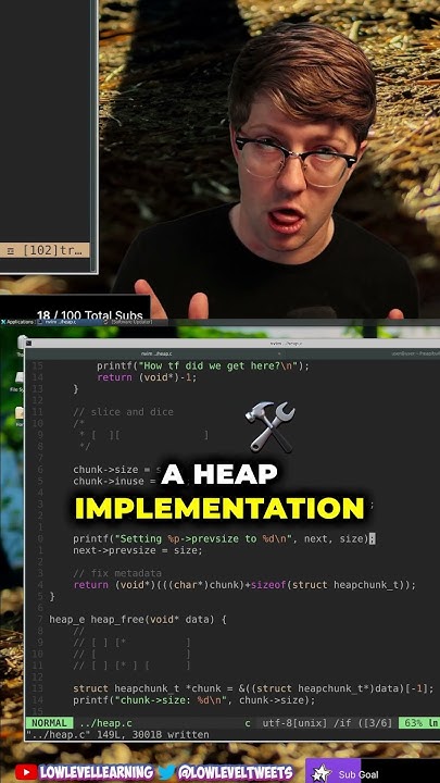 Wait.. you can WRITE a Heap? #programming #coding #lowcode - YouTube