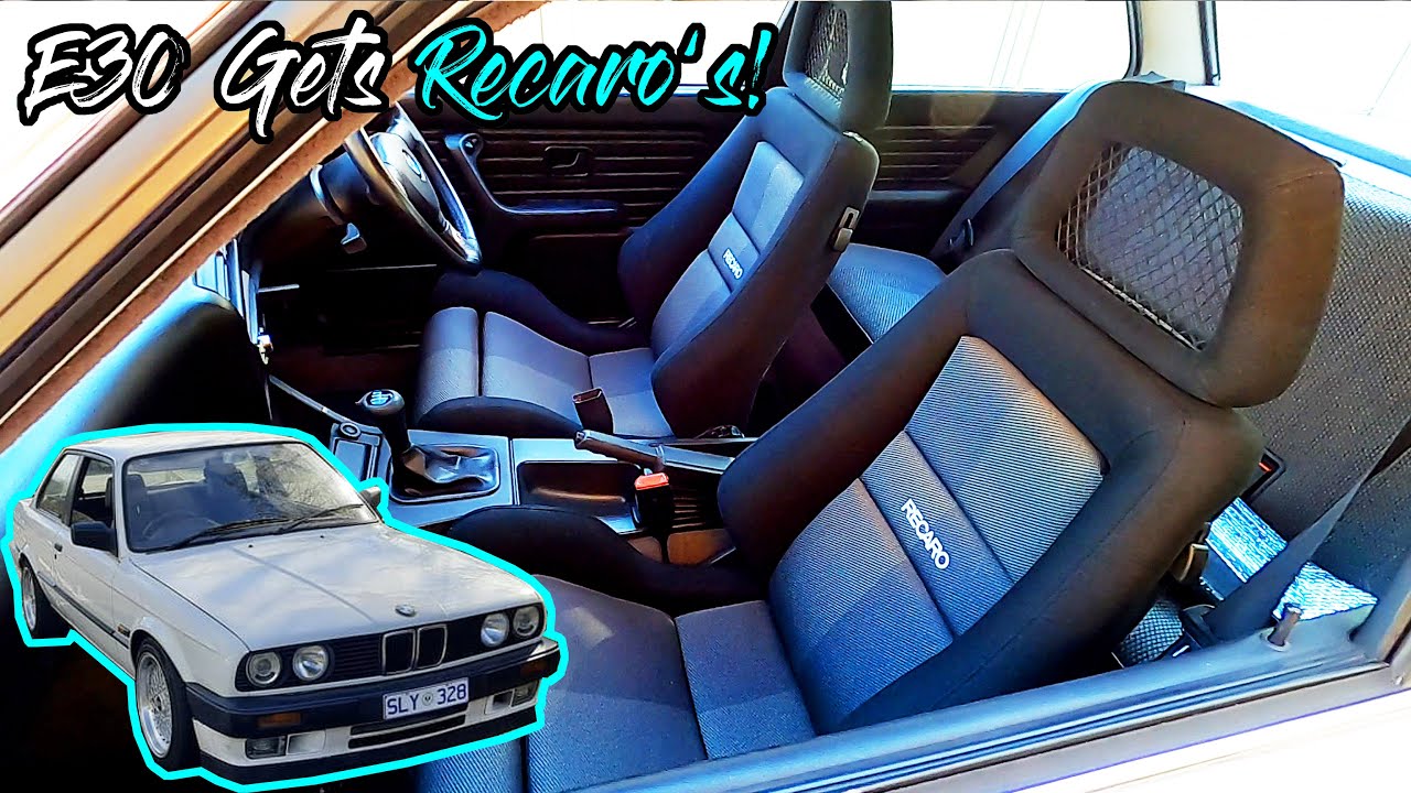 E30 Finally Gets Recaros | Dream Seats - YouTube