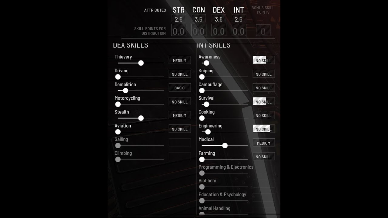 Scum .9 Best Starting Build for New or Casual experienced players ...