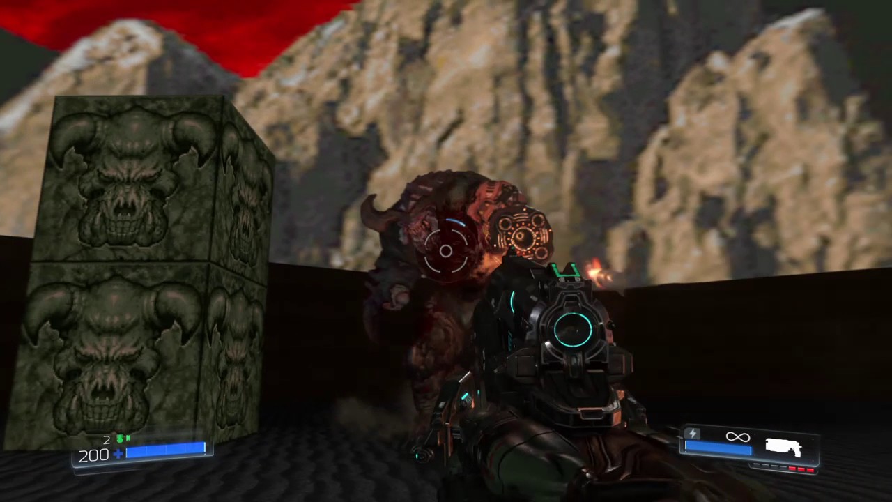 DOOM 4 2016 Cyberdemon Tower of Babel Classic Map (Pistol Only) - YouTube