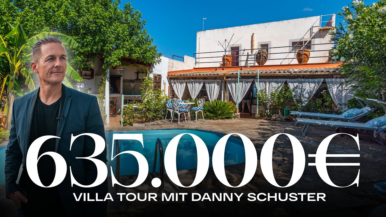 VILLA AUF MALLORCA NÄHE DER HAMBURGER HÜGEL. VILLA TOUR MIT DANNY ...