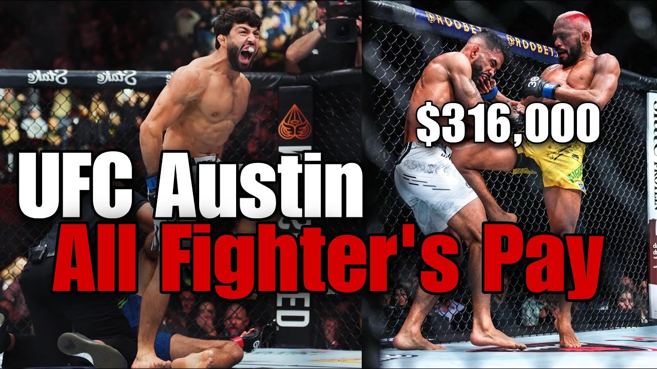 UFC Austin All Fighter Salaries / Payouts & All Bonus Winners - Dariush ...