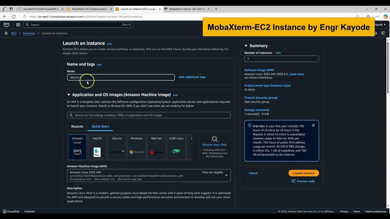 How to Connect to AWS EC2 Instance Using MobaXterm - YouTube