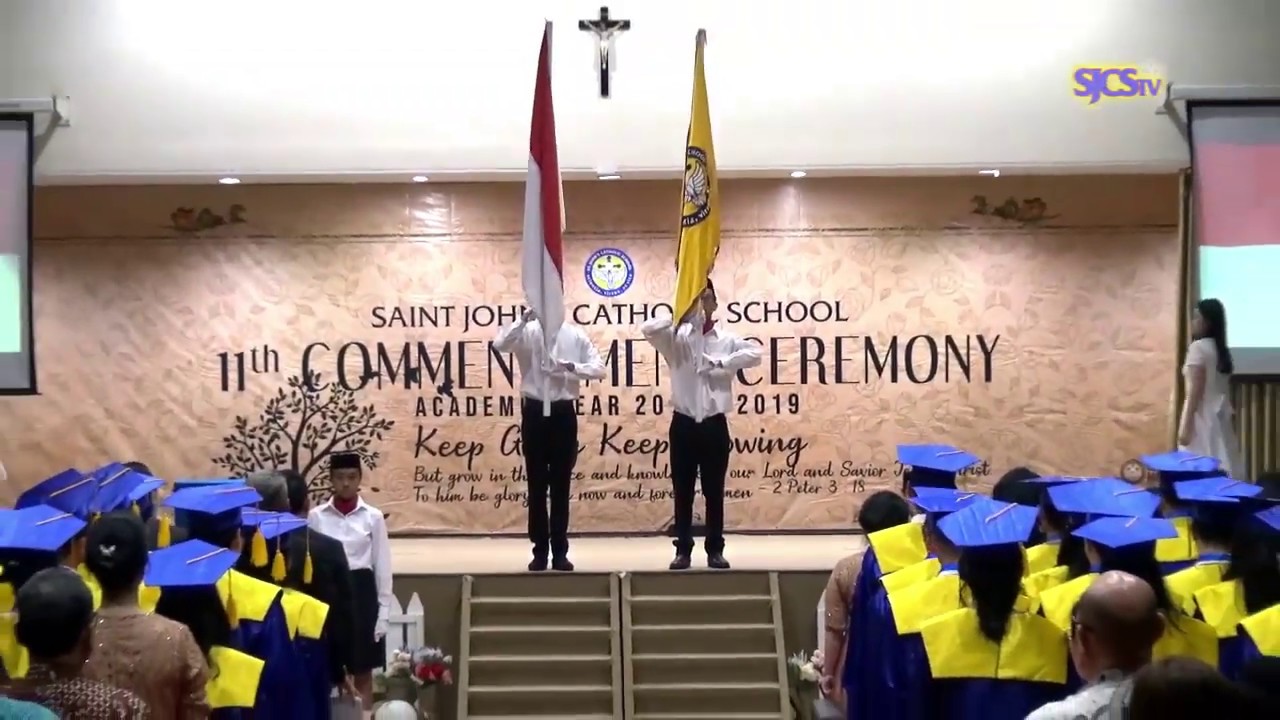 The National Anthem of Indonesia - SHS Graduation Day 2019 - YouTube