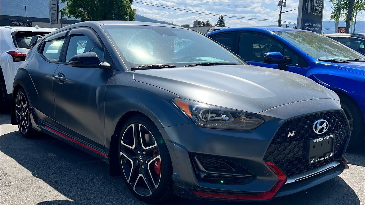2022 Hyundai Veloster N 6MT - shooting star matte paint - client walk ...