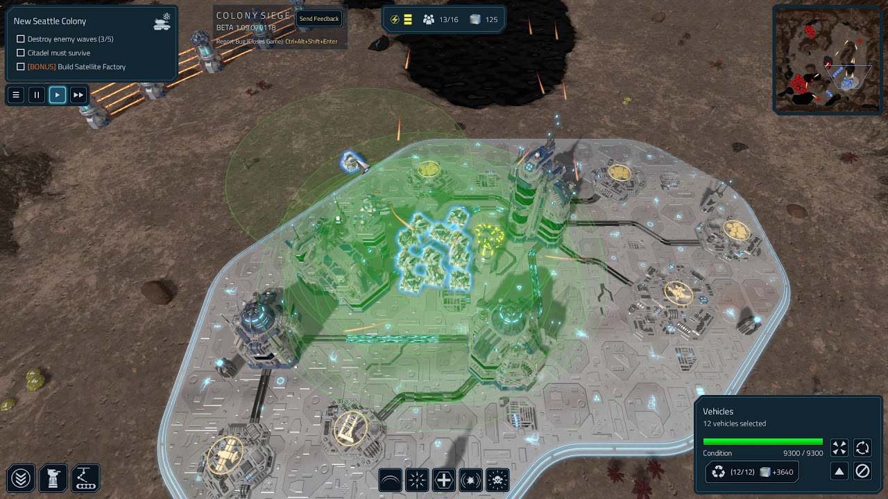 Colony Siege, RTS- New Seattle Colony MECHS ONLY (Normal) - YouTube