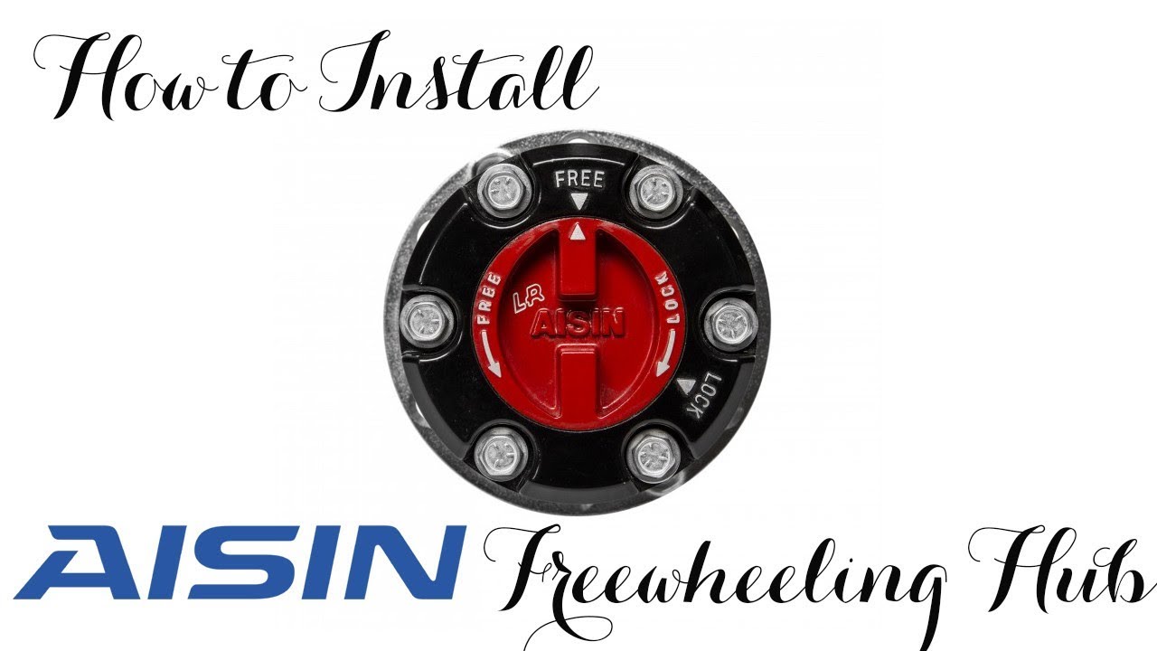 How to install Aisin Free-wheel Hubs on Isuzu D-max - YouTube