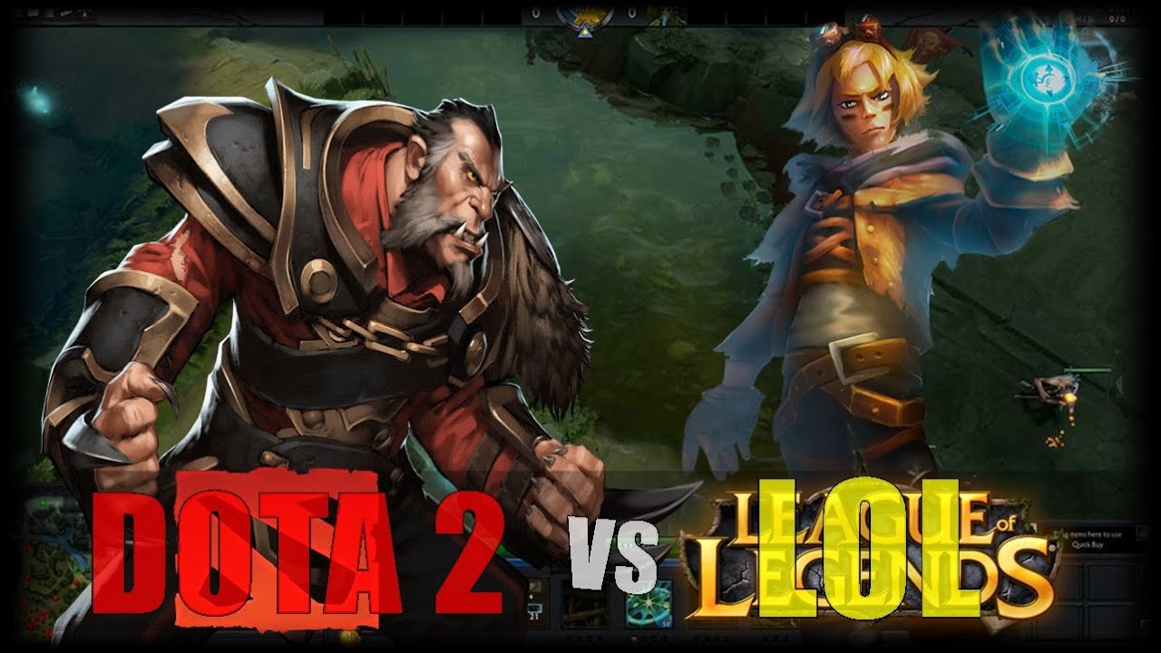 Dota 2 vs. League Of Legends | Batalha Dos Games #1 - YouTube