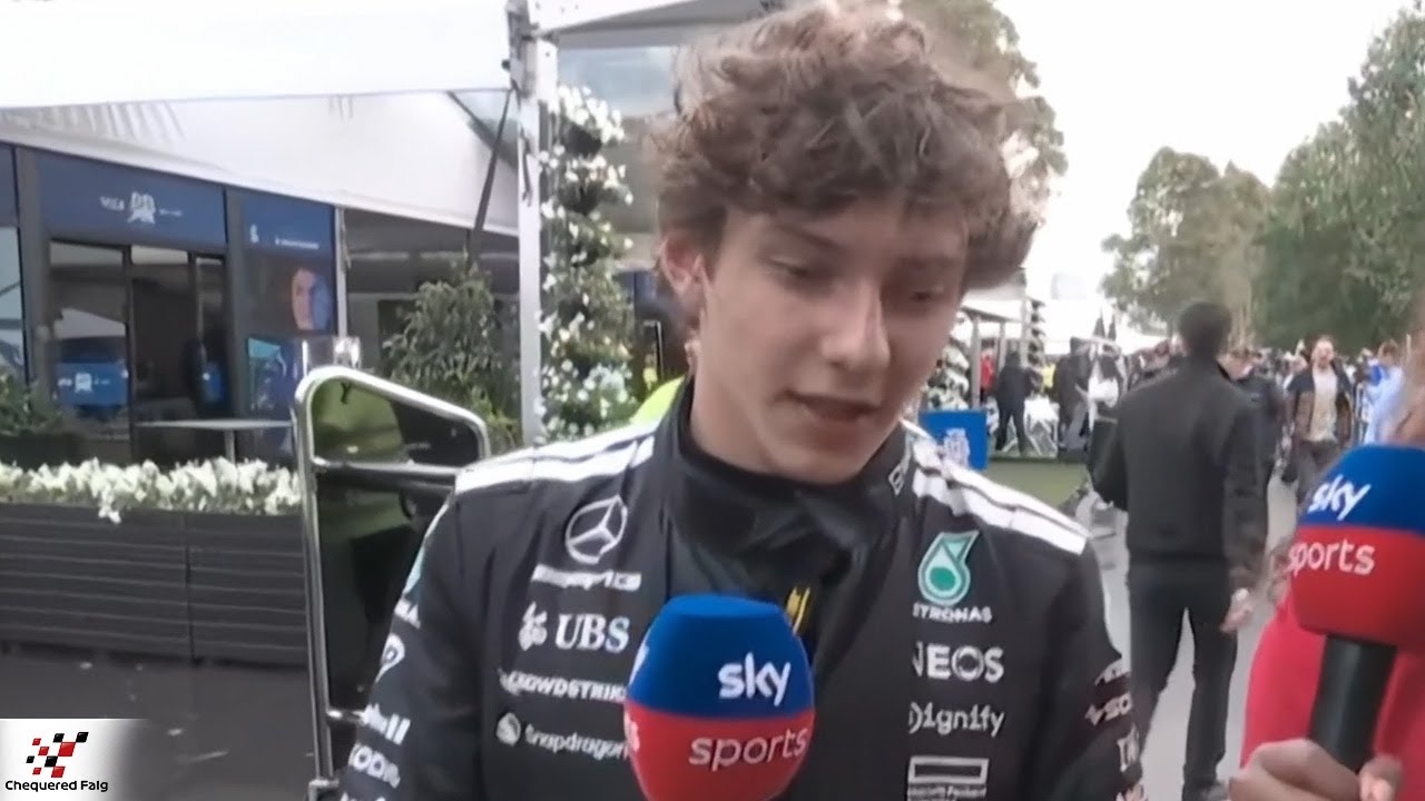 Kimi Antoneli: I cant complain about today | Post Race Interview ...