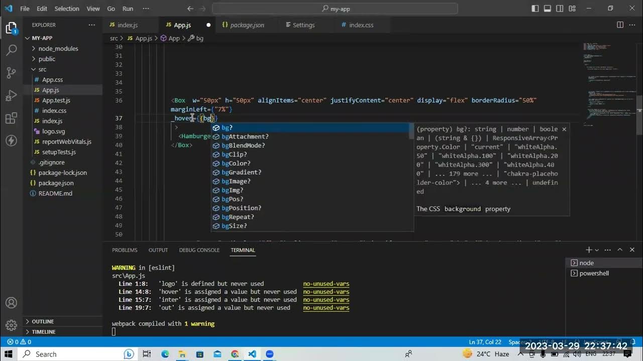 Hover Efect in Chakra UI - YouTube