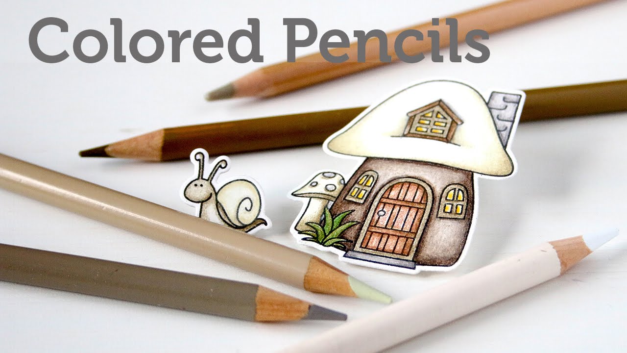 Card Making and Paper Crafting How To: Colored Pencils - YouTube