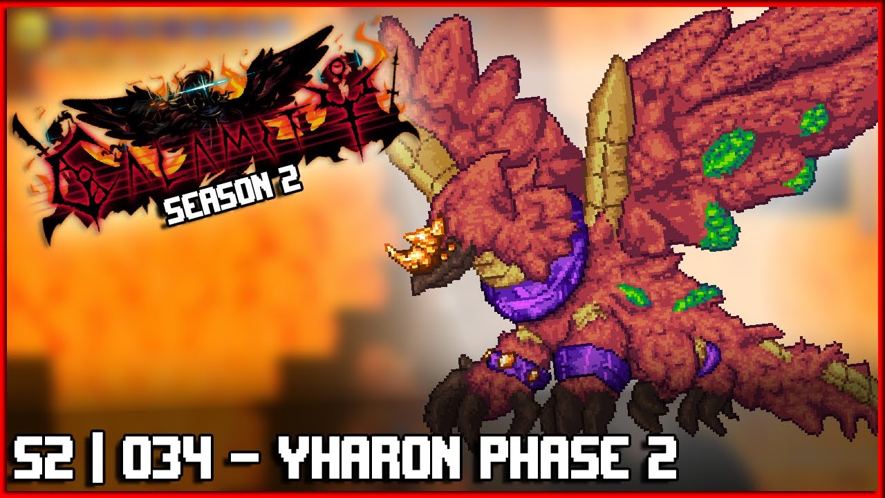 Yharon Phase 2 | Terraria Calamity Mod S2 German | MaikZee | 035 - YouTube