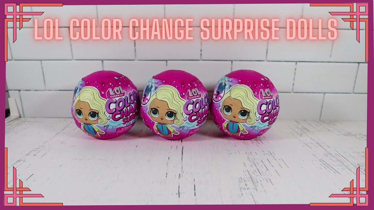 Unboxing NEW LOL Color Change Surprise Dolls - YouTube