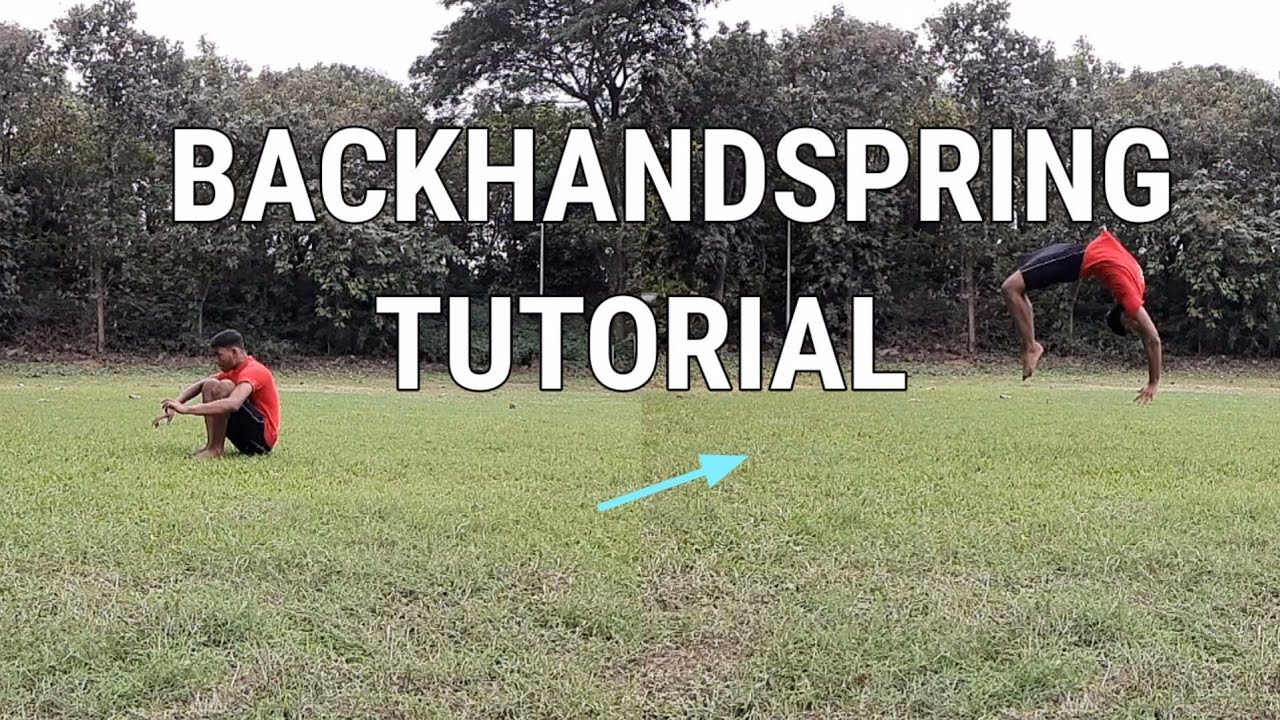 My frist tutorial video Ground backroll turn back handspring from the ...