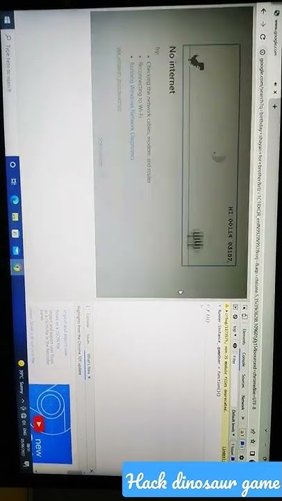 hack dinosaur game in chrome 💯💯#shorts #short #coding#gaming - YouTube