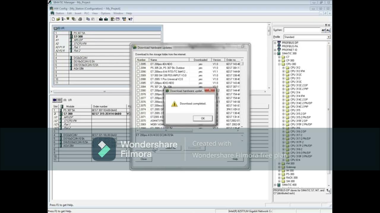 52 Update The Simatic Hardware Configuration Catalog Step 7 Simatic Manager Step 7