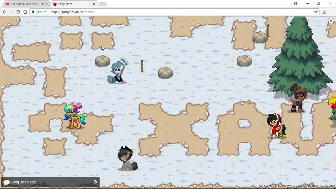 ima sheep song dancing in pony town - YouTube