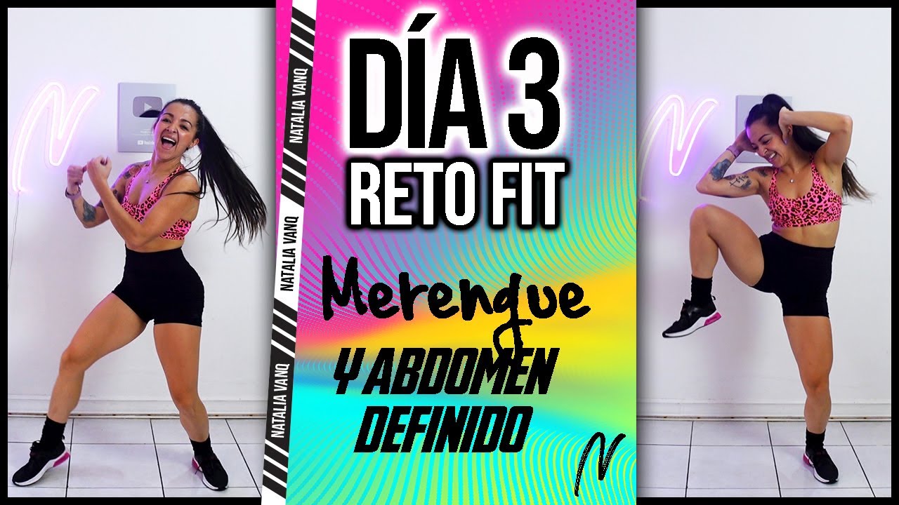 🔥 BAILA MERENGUE Y DEFINE ABS: DIA 3 RETO PONTE FIT. ZUMBA FIT ...