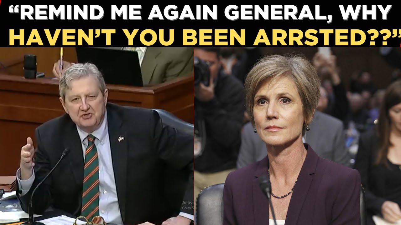 Moment Senator Kennedy Leaves Former A.G Sally Yates STUTTERING During ...
