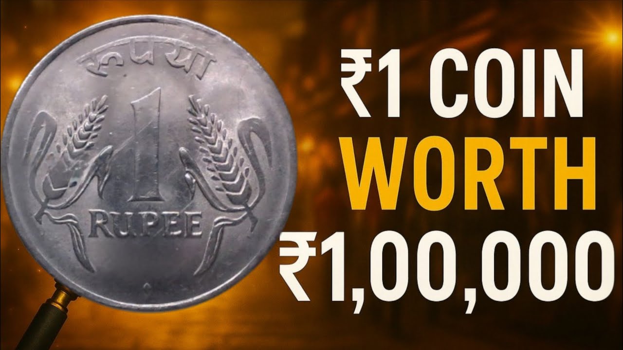 This Rare 1 Rupee Coin Can Make You a Rich in 2025! 1 Rupee Coin Worth ...