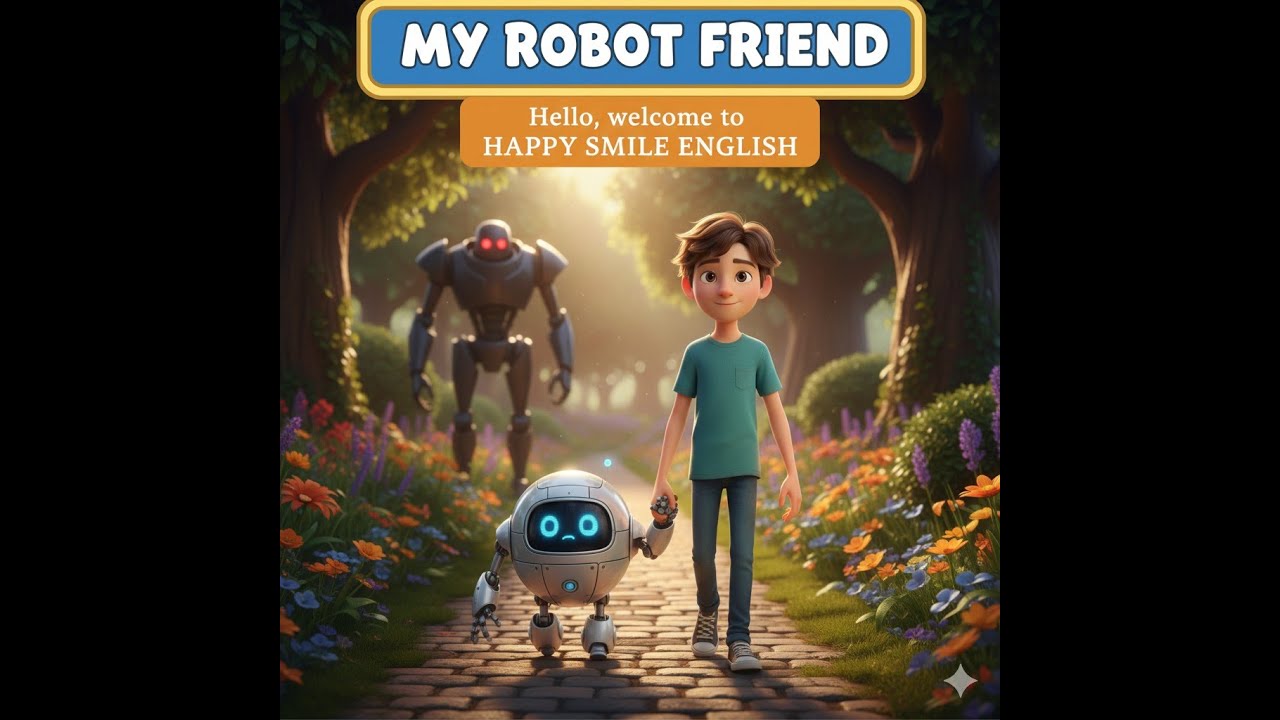Story my robot friend- Learn English through Story - Level A1, A2 # ...