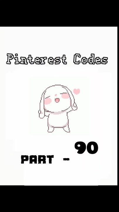 PART 90 Pinterest codes #fy#sanrioedit#pinterest#pinterestaesthetic# ...