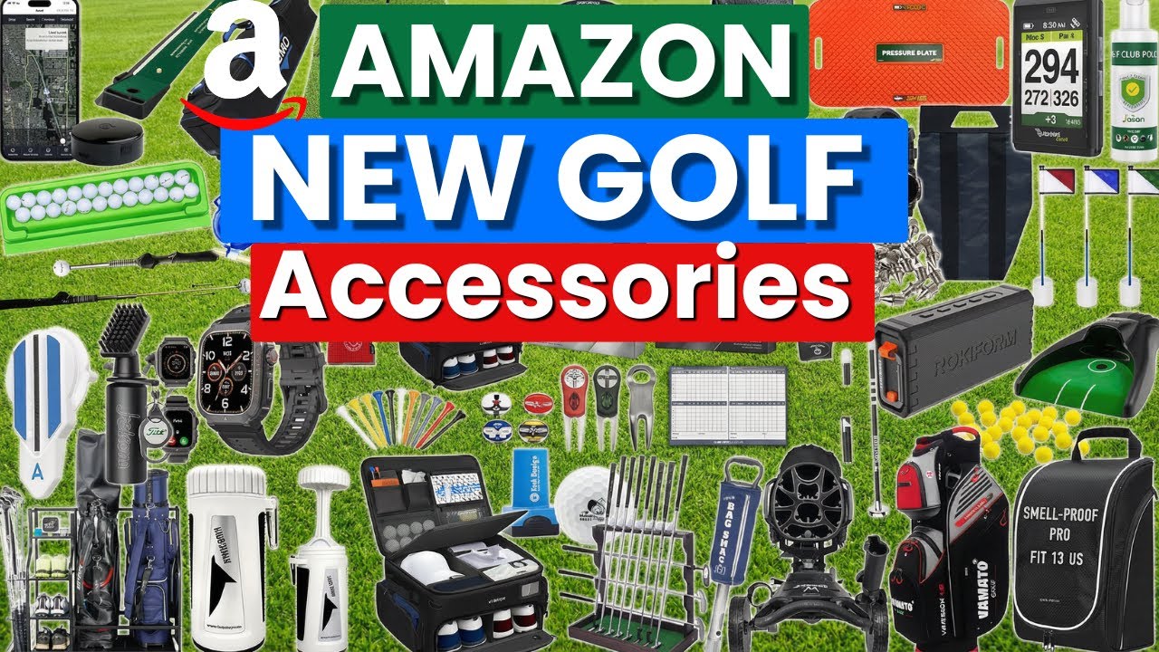 25 Must Have Golf Accessories on Amazon You Need Now! - YouTube