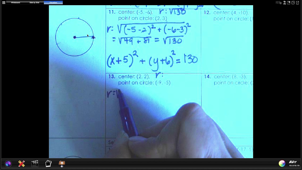 CAT Equations of circles - YouTube