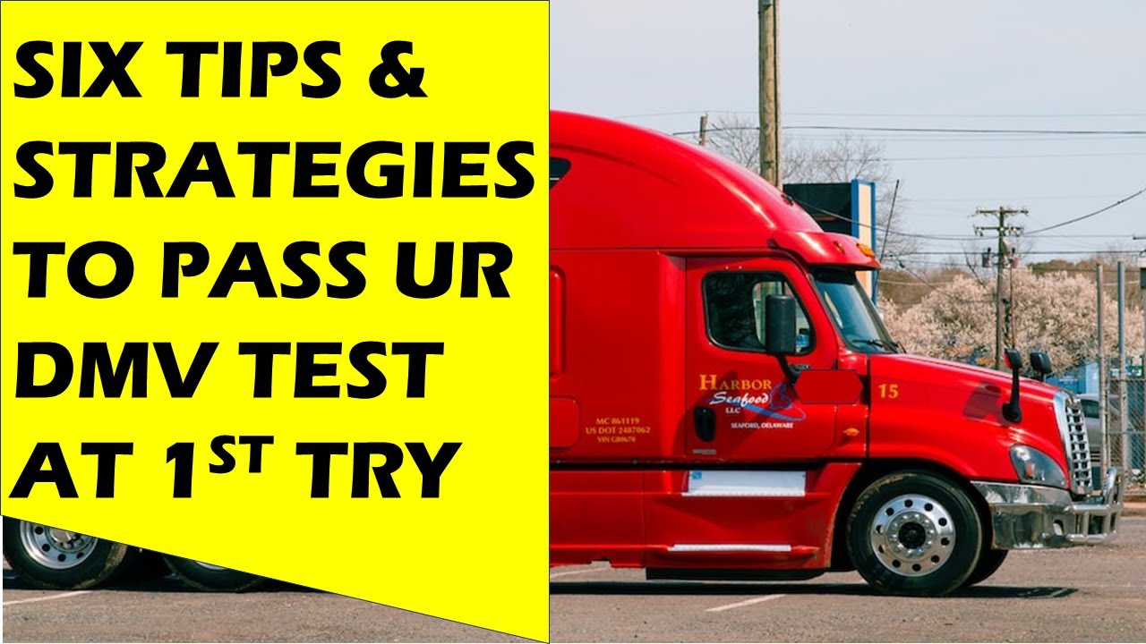 SIX TIPS & STRATEGIES TO PASS YOUR DMV WRITTEN TEST AT 1ST TRY - YouTube