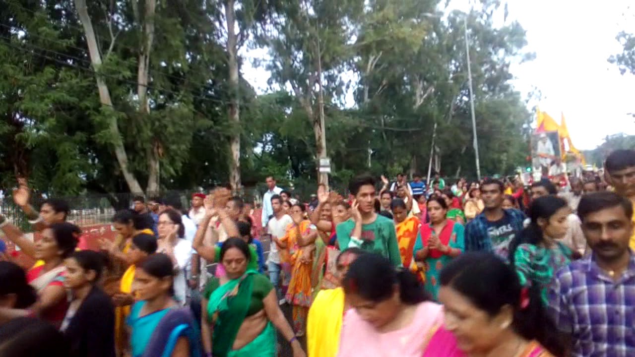 Sai baba rath yatra in kankarbag Patna - YouTube