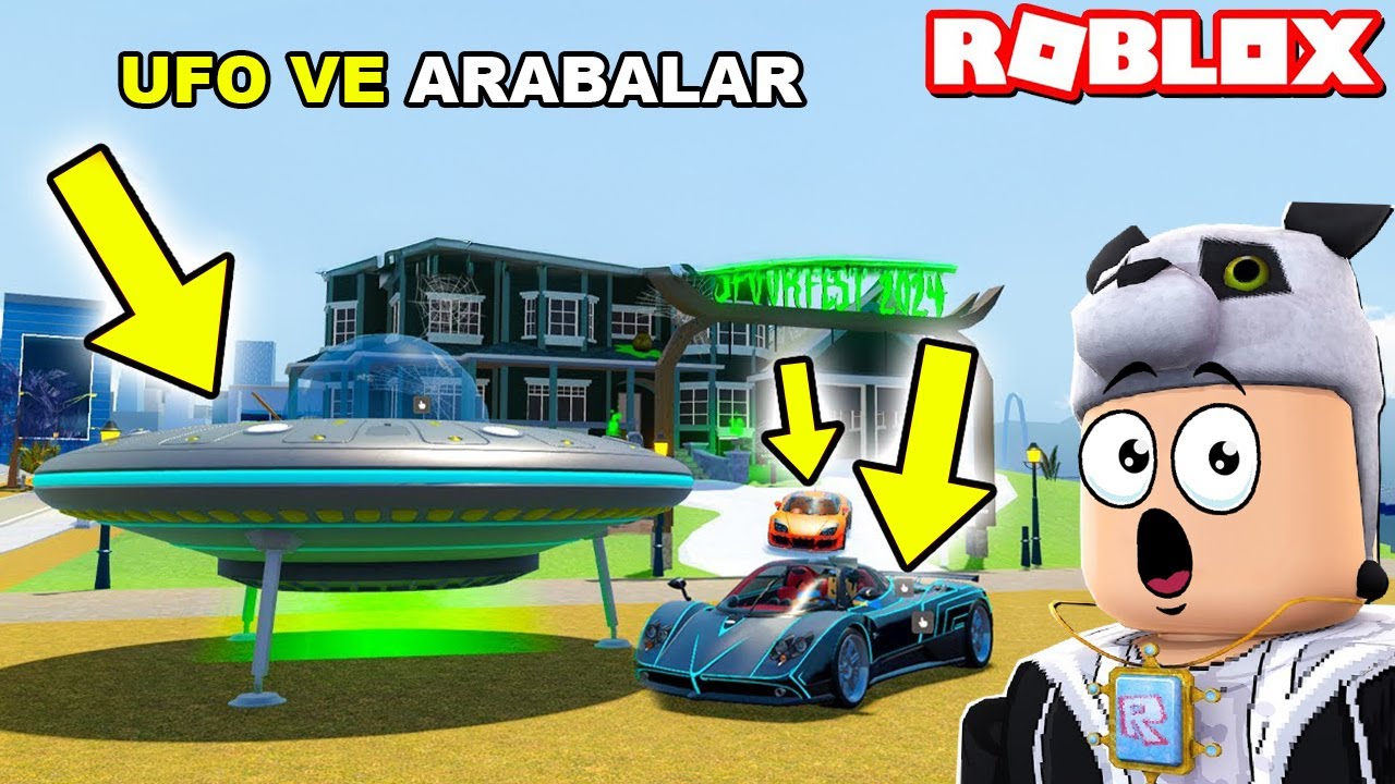 UFO VE ARABALAR GELDİ ! - Roblox - YouTube