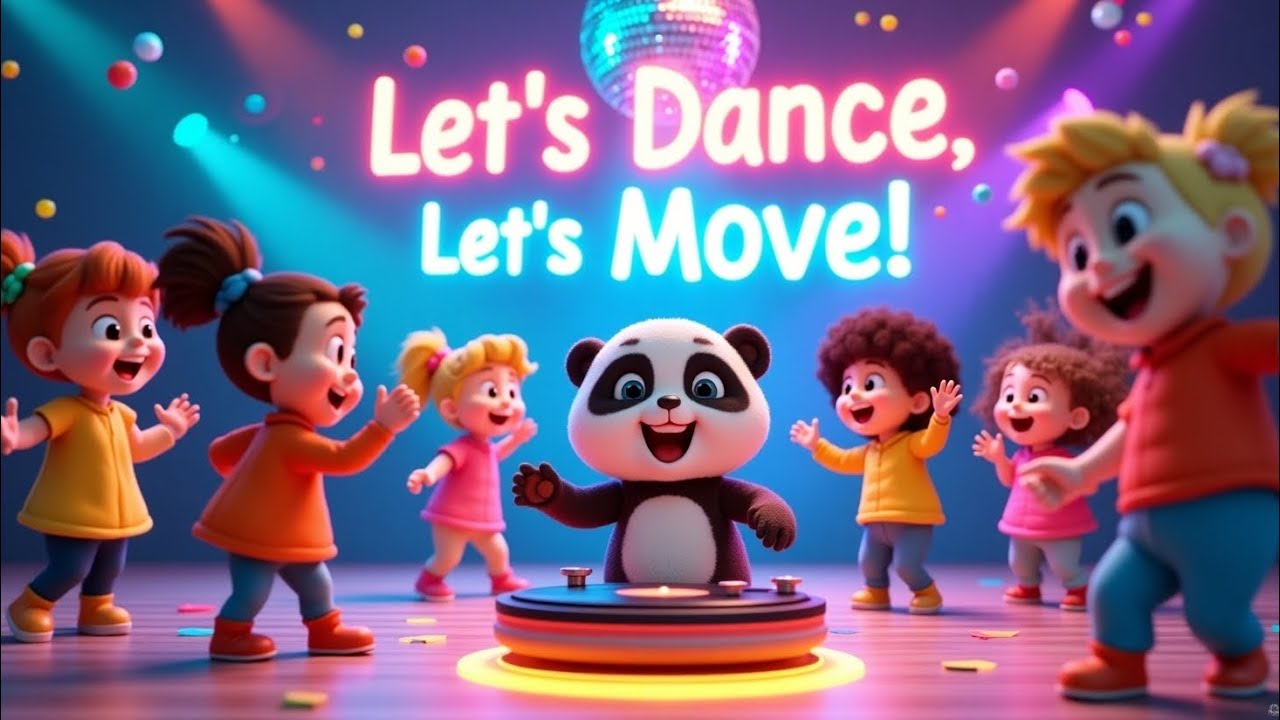 🎶 Let's Dance, Let's Move! 💃🕺🔥Jump up high, spin around,Clap your hands ...