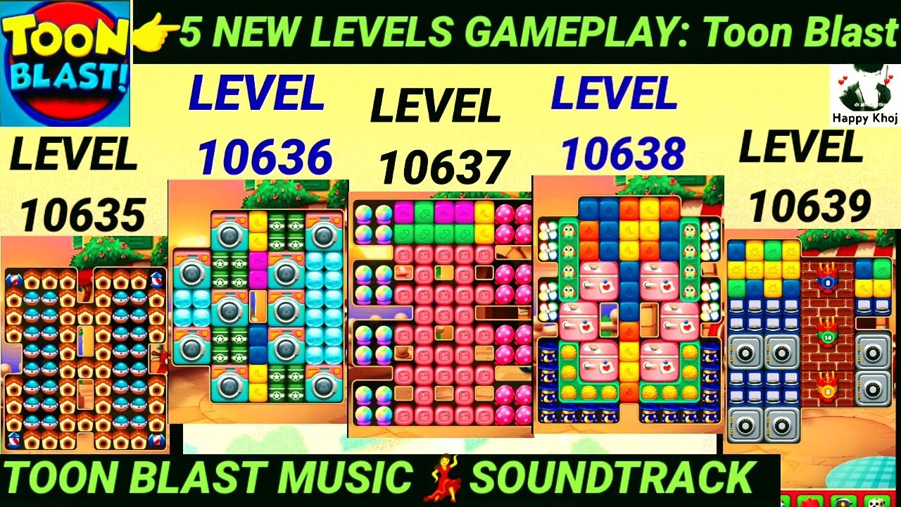 Toon Blast Walkthrough: Levels 10635-10639 Without Boosters - YouTube