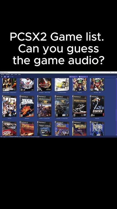 PCSX2 PS2 Emulator | Game list #pcsx2 #retrogaming - YouTube