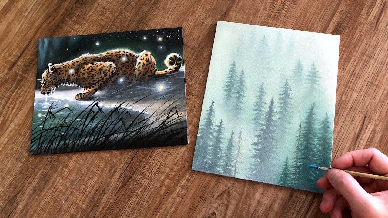 How to GLAZE | Narrated Step by Step Acrylic Painting Tutorial for ...